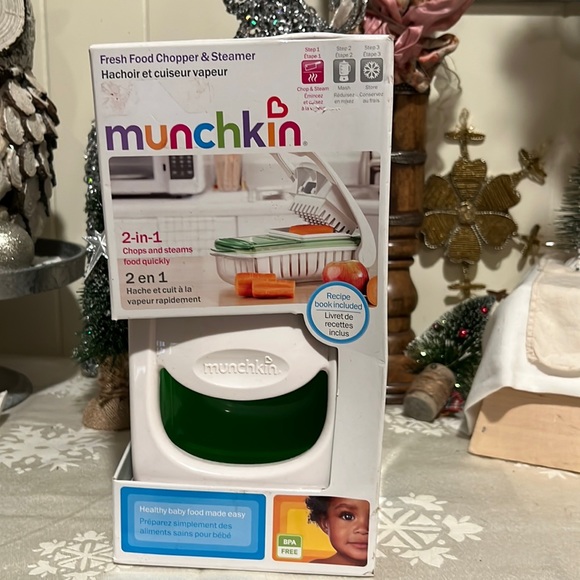 Munchkin | Kitchen | Munchkin Fresh Food Shopper And Steamer Healthy Baby Food Made Easy | Poshmark